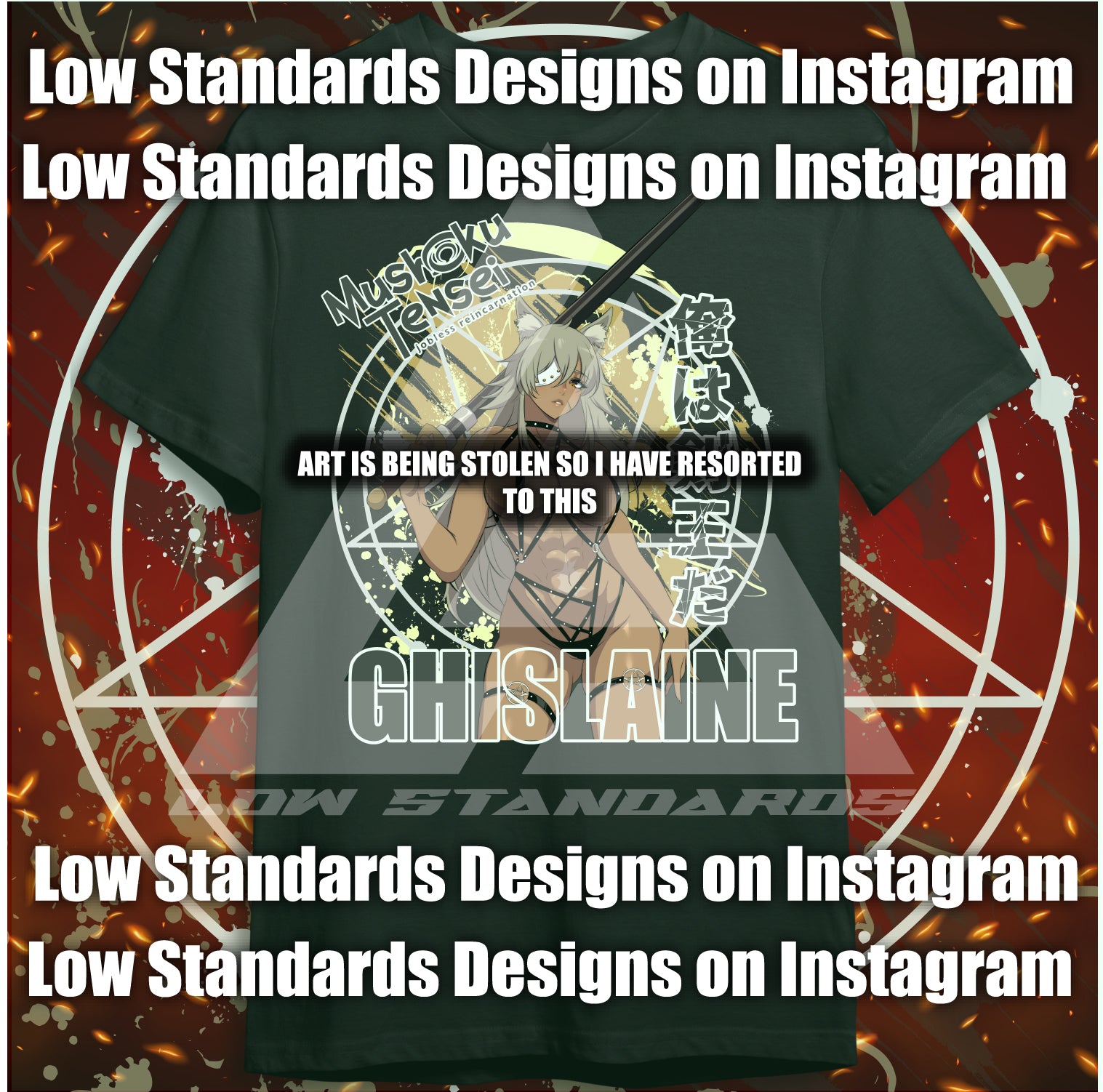 Ghislaine Dedoldia Shirt & Hoodie – Low Standards Designs