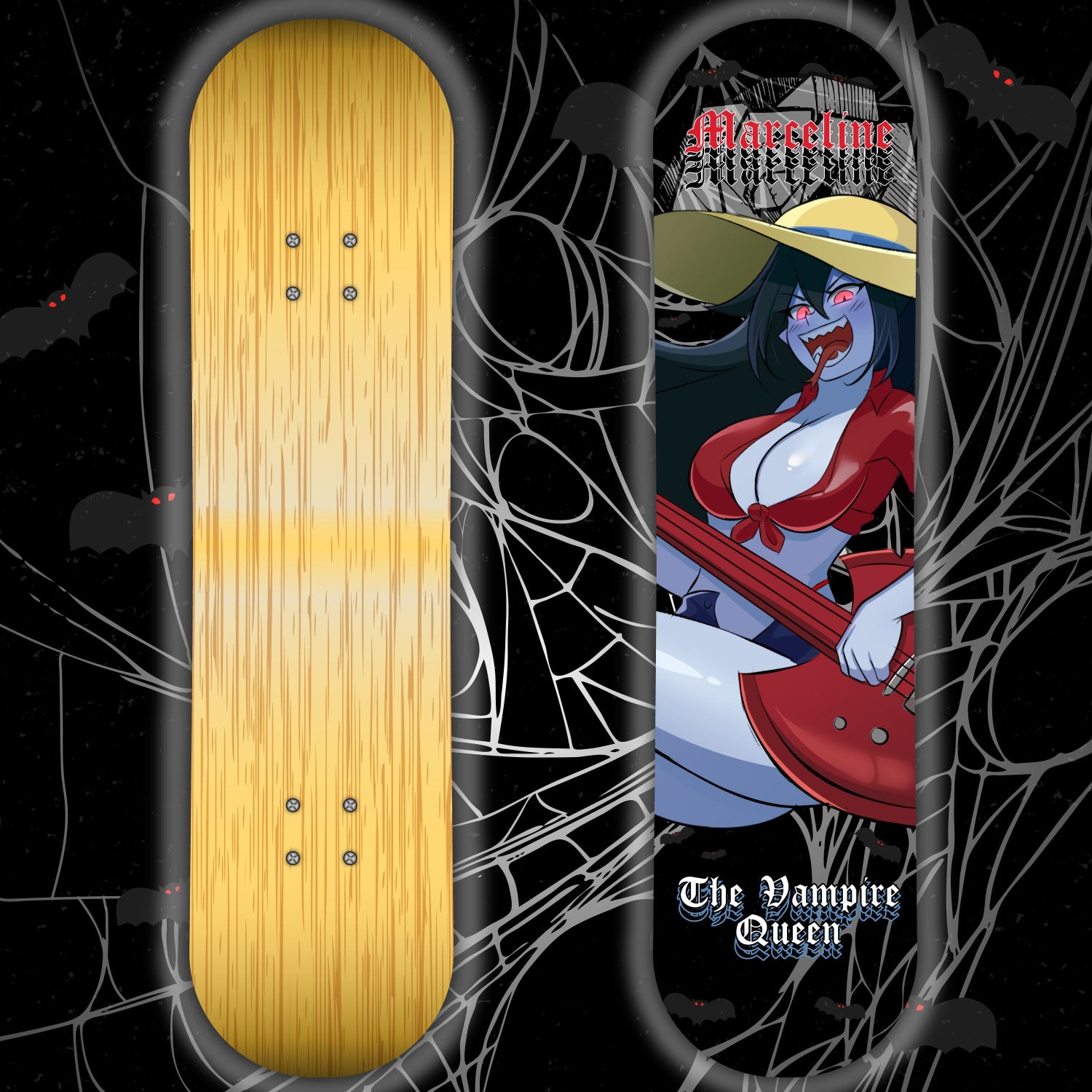 Marceline the Vampire Queen Skate Deck – Low Standards Designs