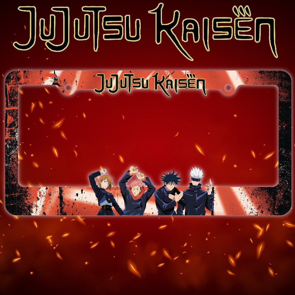 Jujutsu Kaisen License Plate Frame – Low Standards Designs