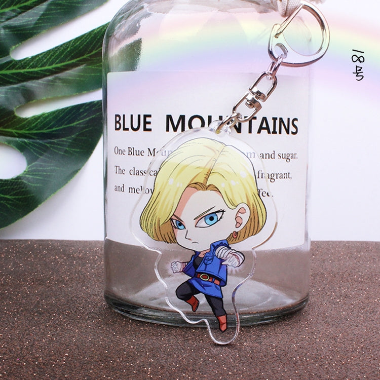 Android 18 keychain – Low Standards Designs