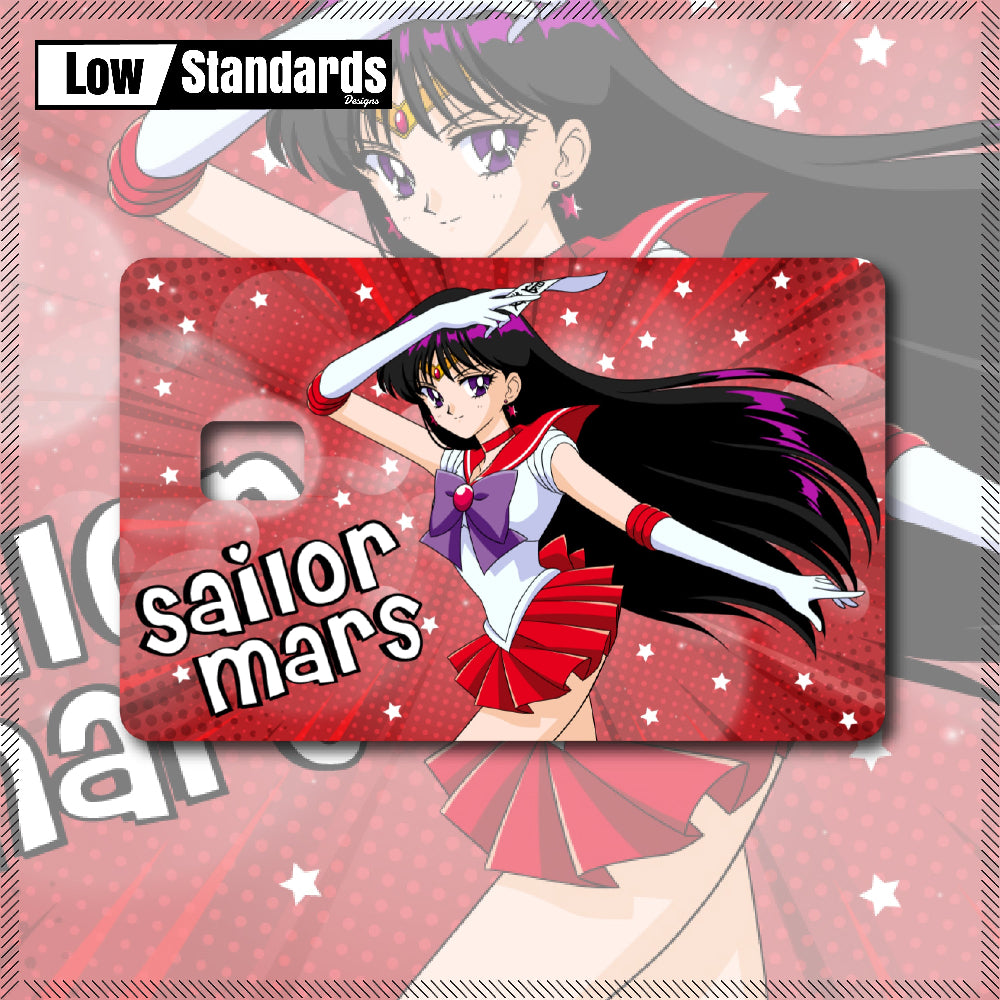 Sailor Mars Credit Card Skin – Low Standards Designs
