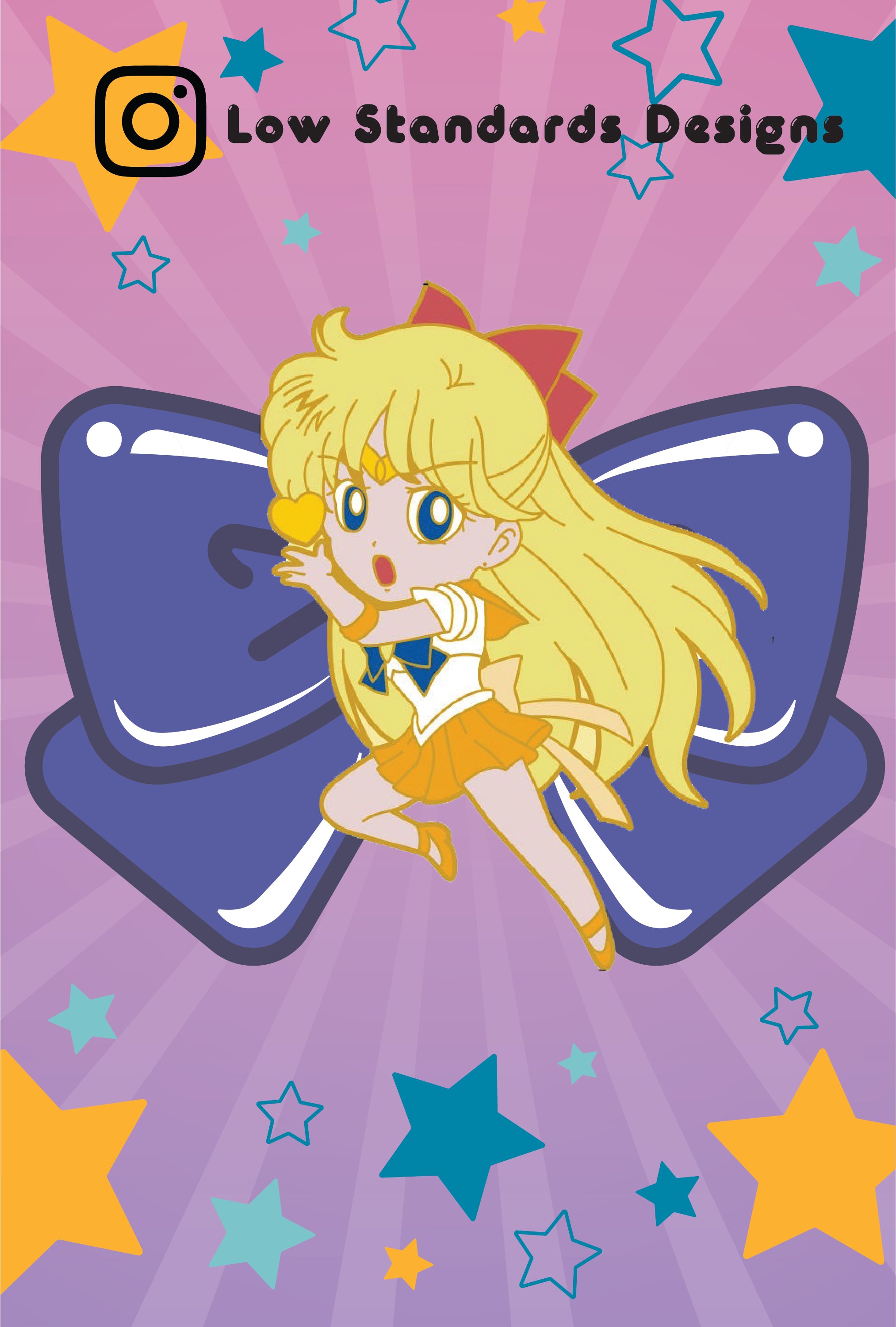 Sailor Venus Pin – Low Standards Designs